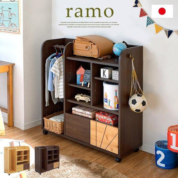 ※こちらの商品はキャスター取付け等の、簡単作業が必要となります。■サイズ全体：W100 × D35 × H100cm■材質本体：プリント紙化粧繊維板、パーチクルボード、MDFフック、ハンガーポール：ラバーウッド、ウレタン塗装前板(BR部分の...