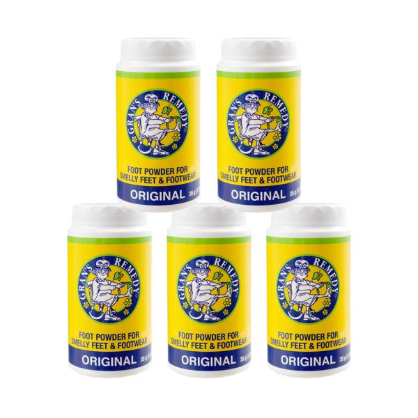 グランズレメディ 靴の消臭パウダー 35g 5個セット