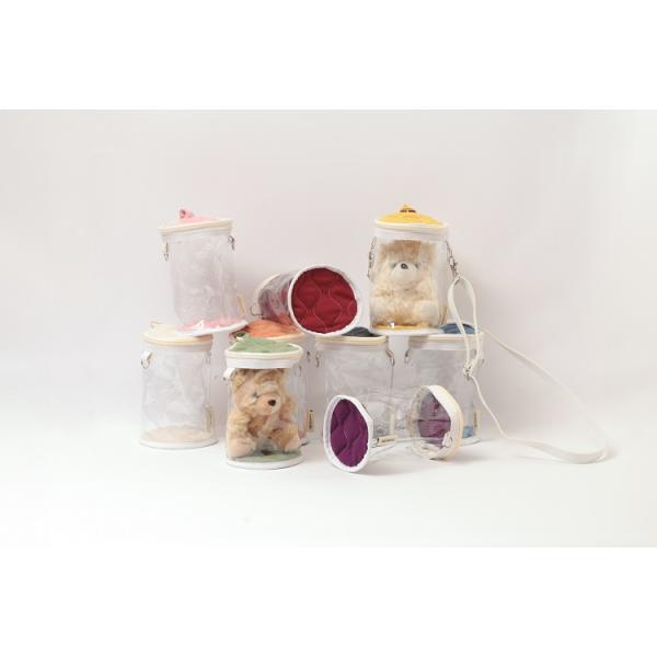 【推し活　ぬいぐるみクリアバッグ】・ぬいぐるみバッグとは推しをマスコット化したぬいぐるみを入れる専用バッグ。推しぬいと一緒にお出かけを楽しめるアイテムです。・ショルダータイプ長さを調節できるショルダー紐がついており、ファッションアイテムの1...