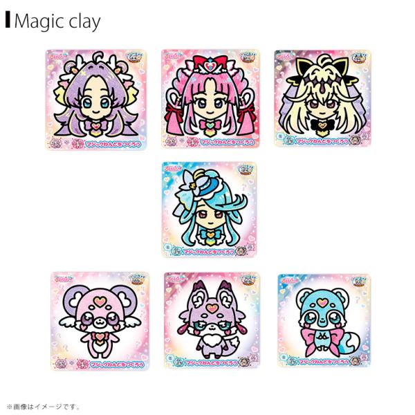 【マジックねんど】新シリーズ「名探偵プリキュア」がスタートです。早くもマジックねんどに新作プリキュアが仲間入り。手を汚さずに、簡単に作れる不思議なねんどで楽しいぬり絵です。こねて、つけて、はるだけの簡単3ステップ♪自分だけのステッカーが作れ...