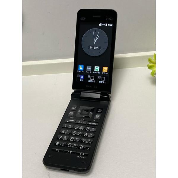【発売日：2021年08月13日】4G ケータイ「GRATINA KYF42」（京セラ製）