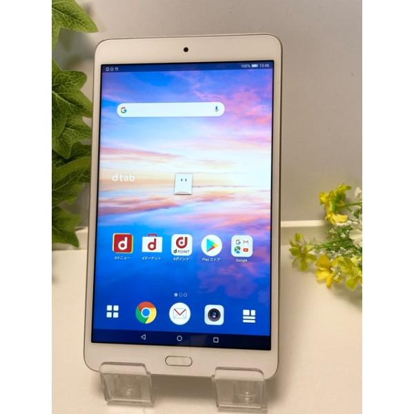 【発売日：2018年08月10日】dtab Compact d-02K docomo　SIMロック解除済