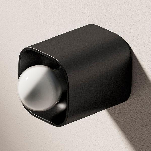 Grat light Straight BK グラットライトストレート ブラック 壁掛け照明 LED電球専用 取付電気工事必須 電球別売無垢アルミ 削り出し ミニマル ブラケットライト