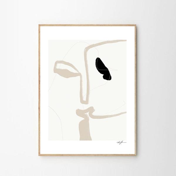 THE POSTER CLUB ポスター 北欧 おしゃれ アート アートポスター 絵画 デンマークKiss 30ｘ40 ザ・ポスタークラブ 送料無料-OSポスター 北欧 おしゃれ インテリア  アート アートポスター