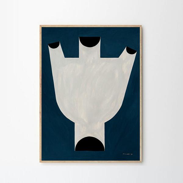 THE POSTER CLUB ポスター 北欧 おしゃれ アート アートポスター 絵画 デンマークThree Openings Vase 30ｘ40 ザ・ポスタークラブ 送料無料-OSポスター 北欧 おしゃれ インテリア  アート アートポスター