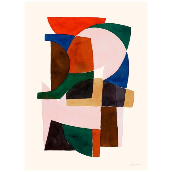 アートポスター THE POSTER CLUB 50ｘ70 Building Blocks ザ・ポスタークラブ 北欧北欧アートプリント 壁掛け ウォールアート 絵画  おしゃれ
