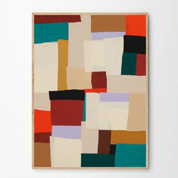 THE POSTER CLUB ザ・ポスタークラブ 北欧アートポスター Fields 50ｘ70アートプリント ウォールアート 絵画 ポスタークラブ