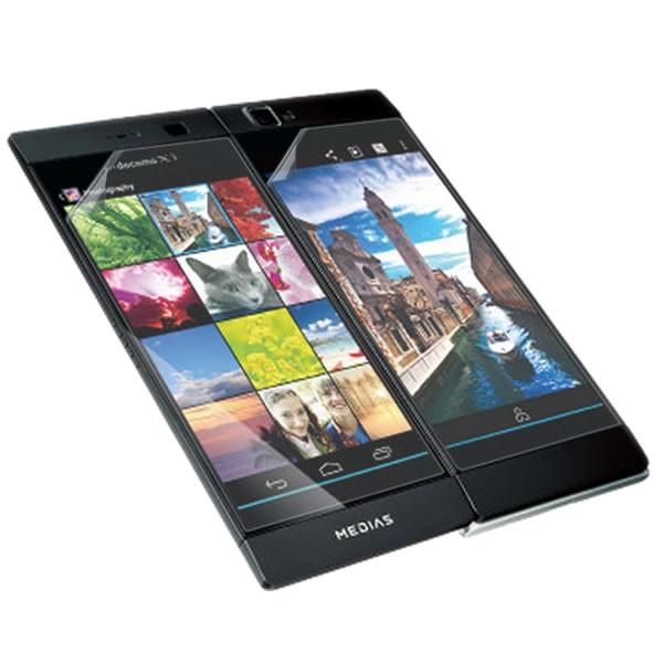 【特徴】　　　　　　　　　　　　　　　　　　　　　　　　　　　・目に優しいブルーライトカットフィルムにアンチグレア（反射防止）効果がつきました！・乳白色の色合いです。（透過率90％）・アンチバクテリア（抗菌）効果もあり画面を清潔に保ちます。...