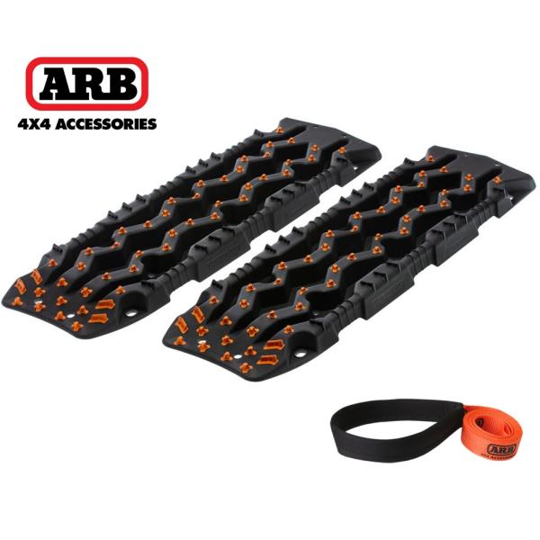【ARB】 TRED PRO トレッドプロ サンドラダー リカバリーボード（ブラック×オレンジ）単位重量 (KG)：8kg長さ(CM)：117cm幅 (CM)：34cm高さ (CM)：9cm【ARB】 TRED PROリーシュコード※2本1...