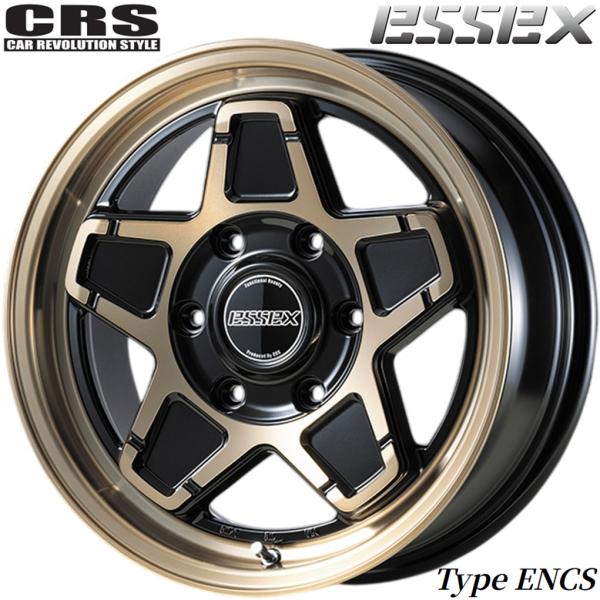 CRS エセックス【ESSEX】ENCS 1ピース 16ｘ6.5 +38 6H/139.7 ブロンズクリア（BZC）ｘ４本　クラシックスタイルとトレンドの融合ESSEX NEO CLASSIC STELLAエセックス ネオ クラシック ステ...