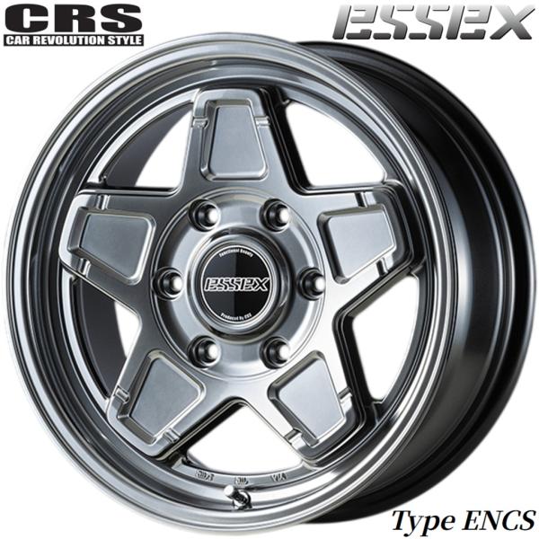 CRS エセックス【ESSEX】ENCS 1ピース 16ｘ6.5 +48 6H/139.7 ハイパーグロス（HG）ｘ４本　クラシックスタイルとトレンドの融合ESSEX NEO CLASSIC STELLAエセックス ネオ クラシック ステラ...