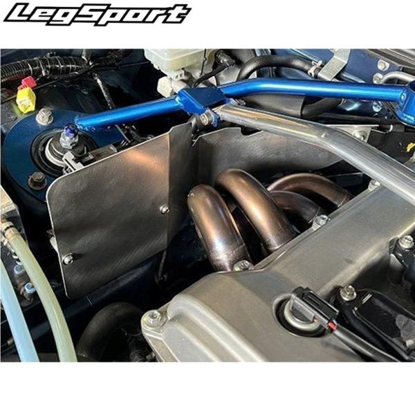 LEG MOTORSPORT【レッグモータースポーツ】Hi-Specシリーズ ヘッダープロテクター（LEG52070）適合車種情報ロードスター型式 ND5RE/ND5RCエキゾーストマニホールドをアフターパーツに変更されたオーナー様が気にさ...