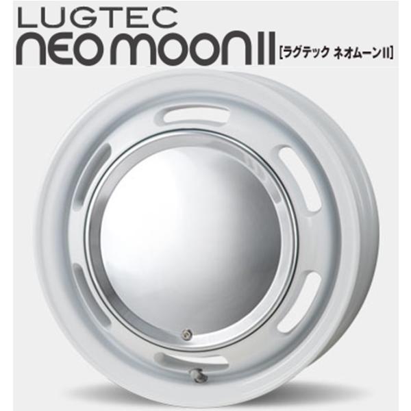 【ラグテック】ネオムーン213ｘ4.0 ＋43 4H/100 ホワイト（WH)ｘ４本セット