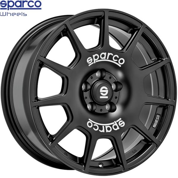 OZ SPARCO Terra【スパルコ テラ】17ｘ7.5 +41 5H/112 グロスブラック（GBK）ｘ4本 Sparco Terraはオフロードレースから触発されたホイールについてのWRC世界でのOZの経験を生かしています。特徴的な...