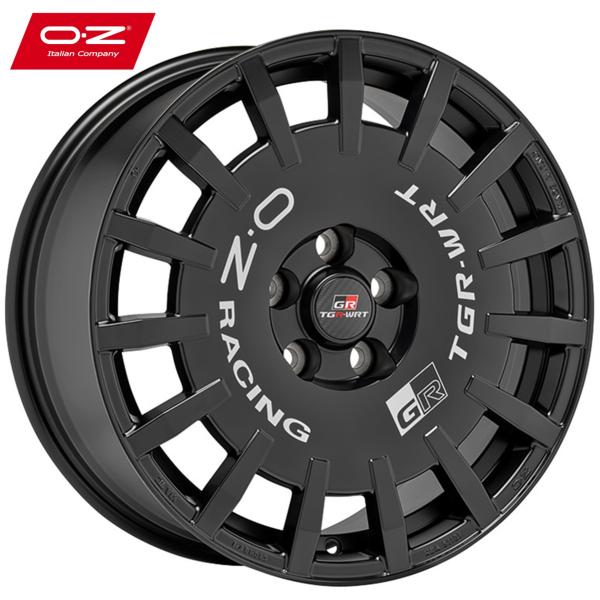 OZ Rally RacingTGR-WRT 18ｘ7.5 +45 5H/114.3 マットブラック（MB） ｘ４本 ハブ径Φ60,06 ※トヨタ純正ナット対応Made in Italy主な装着車種プリウス(60)、ヴォクシー(90)、ヤリ...