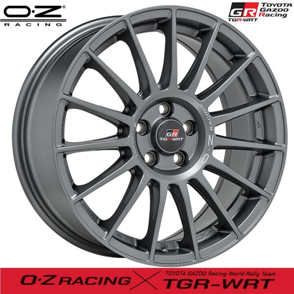 ★数量限定★OZ Superturismo【スーパーツーリズモ】TGR-WRT 18ｘ8.0 ＋45 5H/100ラリーグラファイト（RLG）ｘ４本セットMade in Italy主な装着車種GR86、86（4Pブレンボ、GR 6P Φ34...