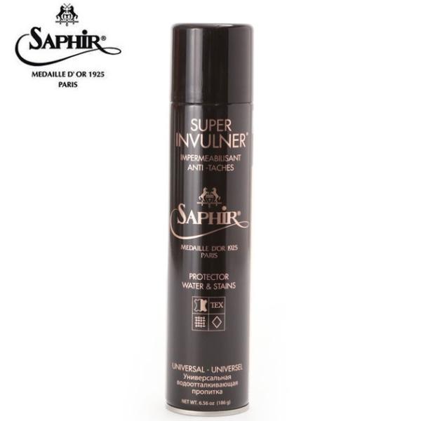 防水スプレー サフィールノワール Saphir Noir 撥水スプレー 革製品 ハイパワー 鞄 定番 撥水効果 スムースレザー ヌバック スエード ウォータープルーフ 泥ホコリ ゴアテックス 靴 防水効果 汚れ防止 皮革製品 革・レザーケア...