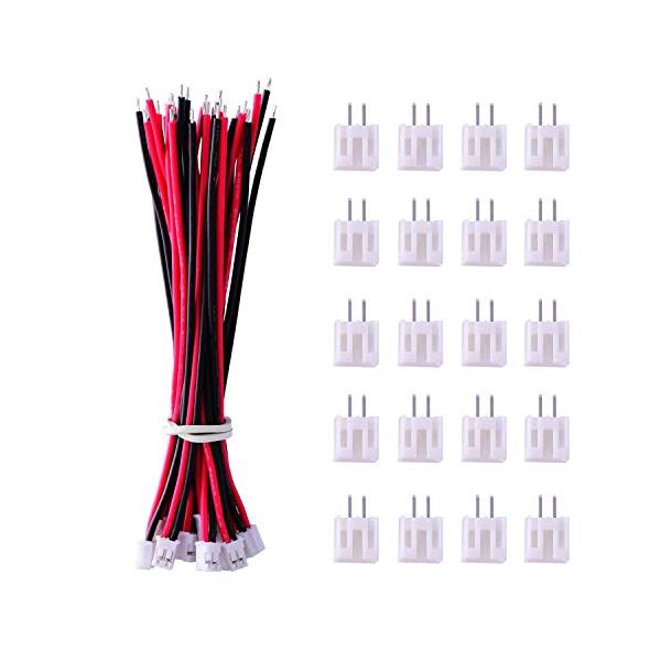 ※併売のため、在庫切れの際はご了承ください。発送委託により倉庫業者がお届けする場合がございます※★ JST 2ピンマイクロオスコネクタはメスコネクタとよく一致し、取り付けも使用も簡単です。間違った仕様や間違った配線を購入しないように、製品モ...