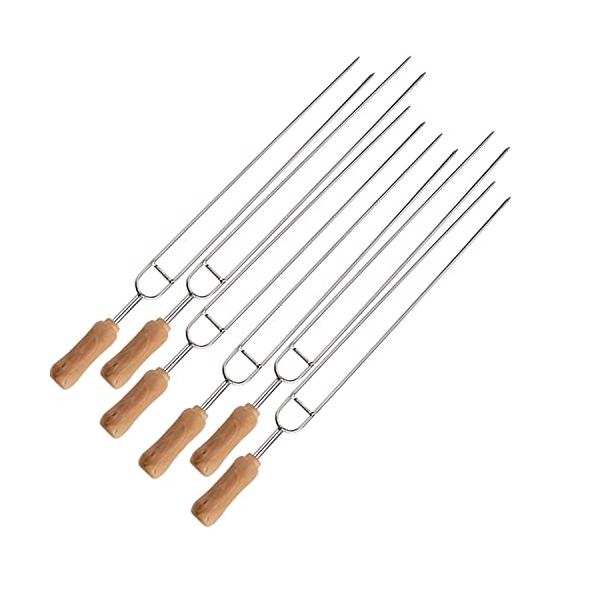 ※併売のため、在庫切れの際はご了承ください。発送委託により倉庫業者がお届けする場合がございます※U字型のベーキングピン ：手羽先、鶏の脚、大きな牛肉、子羊、子羊のチョップなどのグリルに適したU字型のデザイン。高品質の素材：スキュアー本体の材...