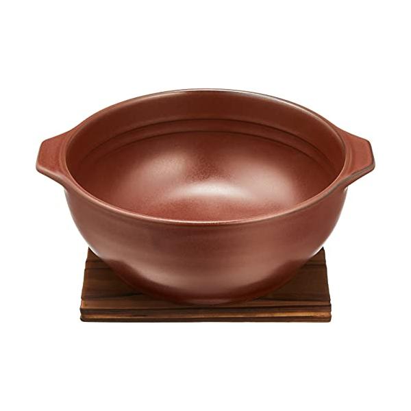 ※併売のため、在庫切れの際はご了承ください。発送委託により倉庫業者がお届けする場合がございます※サイズ:本体/20X17.5X7.2ｃm コルク/15X15X1cm本体重量:約580g素材:本体/耐熱陶器 台/天然木生産国:日本 台/中国完...