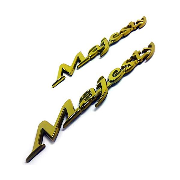 ※併売のため、在庫切れの際はご了承ください。発送委託により倉庫業者がお届けする場合がございます※MAJESTY250(SG03J / 5GM / マジェスティC)エンブレム！２ヶ１セット！MAJESTY125にもシルバーとゴールドの２種類を...