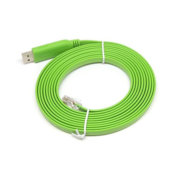 ※併売のため、在庫切れの際はご了承ください。発送委託により倉庫業者がお届けする場合がございます※ネットワーク機器のRJ45コンソール端子(CONSOLE)を、USBに変換するケーブルです。FTDI社製チップ（FT232R）を使用しており、多...