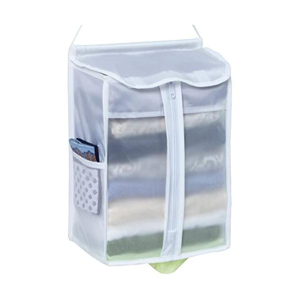 ※併売のため、在庫切れの際はご了承ください。発送委託により倉庫業者がお届けする場合がございます※【商品仕様】:サイズ/約幅23×奥行11×高さ33cm、カラー/ホワイト、内容/1枚、材質/本体：ポリエステル、EVA、ポリプロピレン、底板：ポ...