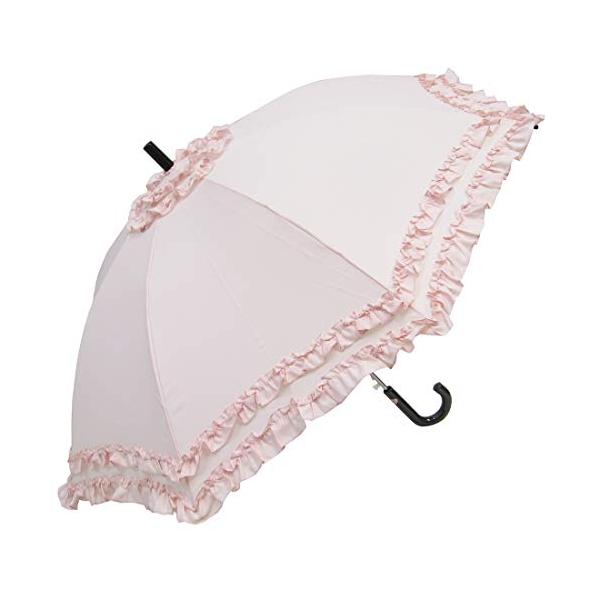 ※併売のため、在庫切れの際はご了承ください。発送委託により倉庫業者がお届けする場合がございます※カラー：ピンク　親骨：55cm×8本骨生地：ポリエステル100％骨素材：親骨-グラスファイバー　受骨-グラスファイバー　中棒-鉄全長：約74cm...