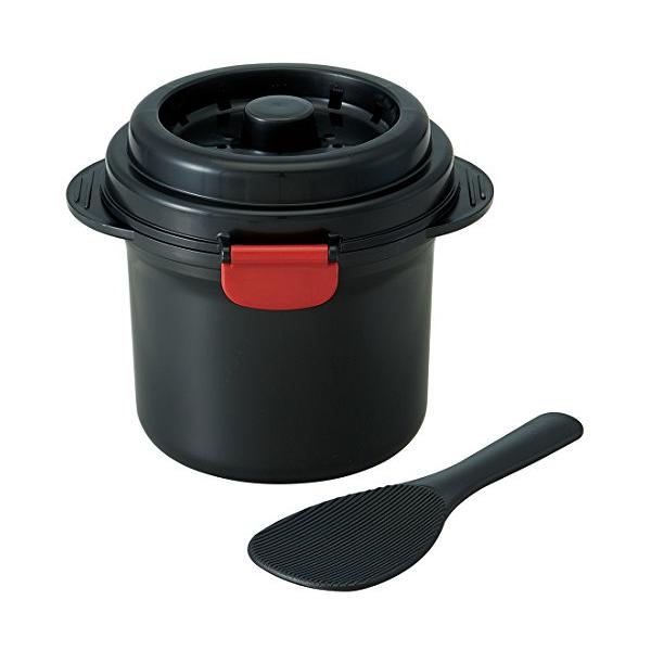 ※併売のため、在庫切れの際はご了承ください。発送委託により倉庫業者がお届けする場合がございます※サイズ:幅15.4×奥行14.2×高さ12.6cm素材・材質:本体・フタ・中フタ・スノコ・しゃもじ＝ポリプロピレン 止め具＝ABS樹脂生産国:日...