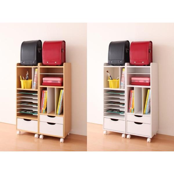 ※ランドセルラックの単品販売です。※本商品はAタイプ、Bタイプとございます。※お客様組み立て品です。※2個のキャスターにはストッパ付。※キャスターなしの床置き使用可（フェルトシール4枚付）。〜商品スペック〜【商品サイズ】幅33.4×奥行30...