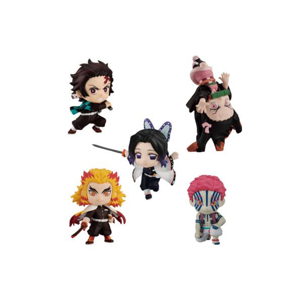 【鬼滅の刃　ADVERGE MOTION２　全５種】大人気TVアニメ『鬼滅の刃』キャラクターのディフォルメフィギュアシリーズ第２弾が登場！第１弾よりポージングを変更した主人公の「竈門 炭治郎」、「竈門 禰豆子」”柱”の「胡蝶 しのぶ」、さら...