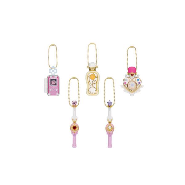 【MINI CHARM COLLECTION４　PRECURE ALLSTARS　全５種】　 　　★☆ラインナップ☆★●　リンクルン（キュアピーチ）●　シャイニーパフューム●　キュアモジューレ（キュアメロディ）●　リンクルステッキ（キュアミ...