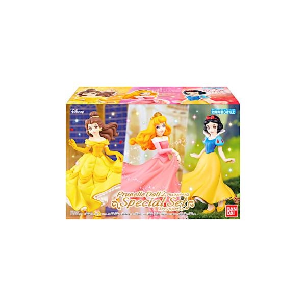 【Disneyプリュネルドール２　Special Set（全３種入）】　 　　★☆ラインナップ☆★●　ベル●　白雪姫●　オーロラ姫　　　　　　　　　　　　　の　３種類です。・新品未使用・箱入り・各台座付き・ラムネ菓子　３個入り（賞味期限：2...