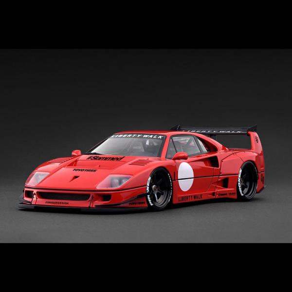 “F40のカスタム仕様”メーカー：ignition model(イグニッションモデル)品番：IG3754スケール：1/18（全長24cm）カラー：レッド＊この商品は店頭でも販売しています。　購入のタイミングによっては在庫切れとなる場合もござ...