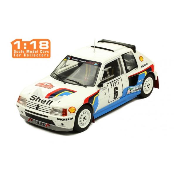 ■メーカー: イクソ■スケール: 1/18■商品名: プジョー 205 T16 #6 モンテカルロラリー 1985　　　　　ティモ・サロネン / Seppo Harjanne■品番: 18CMC021■材質：ダイキャスト