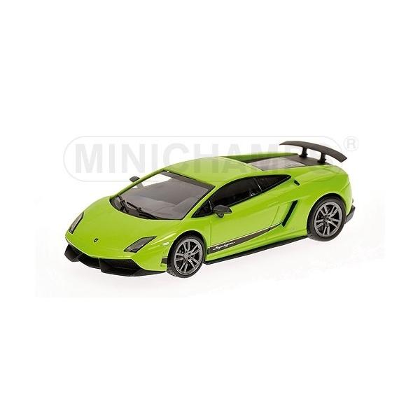 ■メーカー：ミニチャンプス■スケール：1/43■商品名：LAMBORGHINI GALLARDO LP 570-4 　　　　　SUPERLEGGERA 2010 GREEN METALLIC■品番：400 103840■材質：ダイキャスト