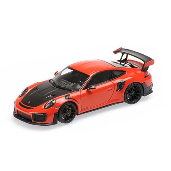■メーカー：ミニチャンプス■スケール：1/43■商品名：PORSCHE 911 (991.2) GT2RS 2018 ORANGE■品番：410 067239■材質：ダイキャスト