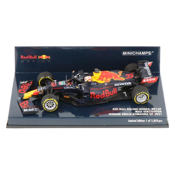 ■メーカー：MINICHAMPS■スケール：1：43■商品名：RedBull Racing RB16B #33 Winner Emilia Romagna GP 2021■ドライバー：Max Verstappen■品番：410210133■...