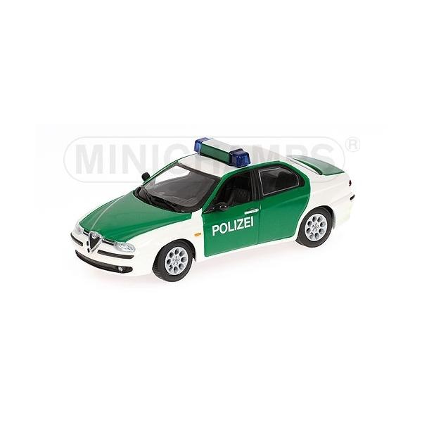 ■メーカー：ミニチャンプス■スケール：1/43■商品名：ALFA ROMEO 156 1997 POLIZEI■品番：430 120790■材質：ダイキャスト