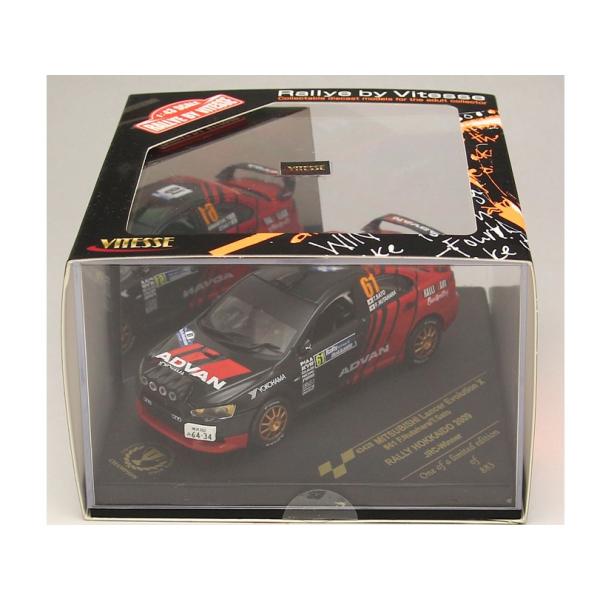 ■メーカー: ビテス■スケール: 1：43■商品名: MITSUBISHI LANCER EVOLUTION X #61　　　　　F.Nutahara/T.Sato 　　　　　Winner JRC-RALLY HOKKAIDO 2009■品...