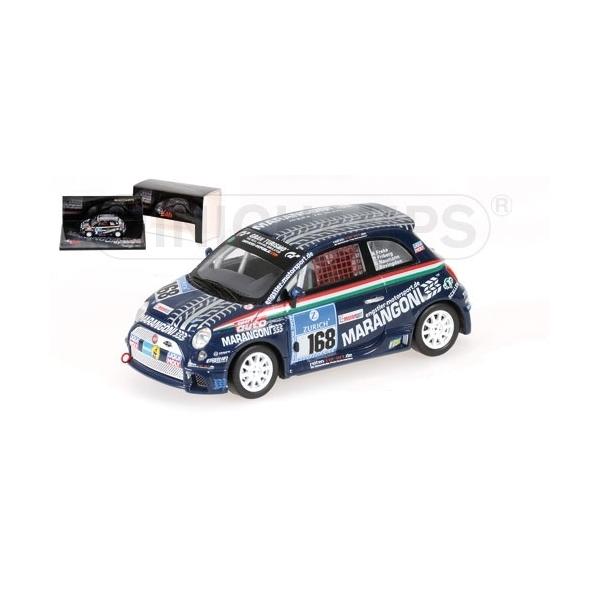 ■メーカー：MINICHAMPS■スケール：1/43■商品名： FIAT 500 TEAM LIQUI MOLY ENGSTLER 　　　　　24H NURBURGRING 2008 #168■ドライバー：FREKE / FRIBERG /...