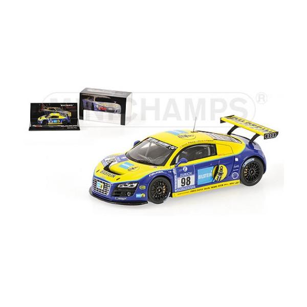 ■メーカー：ミニチャンプス■スケール：1/43■商品名：アウディ R8 LMS #98 フェニックスレーシング 　　　　　VLN ADACニュルブルクリンク24時間 2009年 　　　　　STUCK / BIELA / PIRRO / FA...