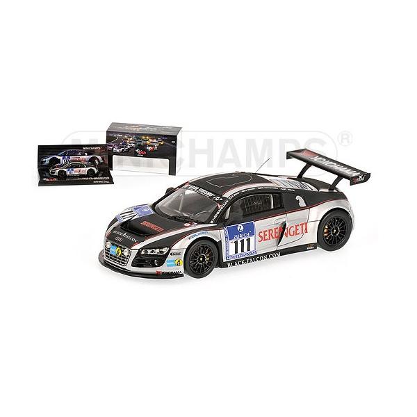 ■メーカー：ミニチャンプス■スケール：1/43■商品名：アウディ R8 LMS #111 VLN ADACニュルブルクリンク24時間 2010年　　　　　MEHTA / BRESLIN / AMMERMULLER / WILSON■品番：4...