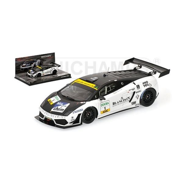 ■メーカー：ミニチャンプス■商品名：ランボルギーニ ガヤルド LP600+ #1 　　　　　ADAC GT マスターズ 2011　　　　　GEIPEL/THURN ■品番：437 111201ミニチャンプスの、1/43スケールのダイキャスト...