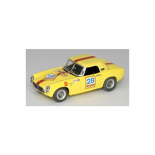 ■メーカー: EBBRO■スケール: 1：43■商品名: ホンダ S800 レーシング #28　　　　　1967年 鈴鹿 1000km (イエロー)■ドライバー: 永松邦臣 Kuniomi Nagamatsu / 高武富久美 Fukumi ...