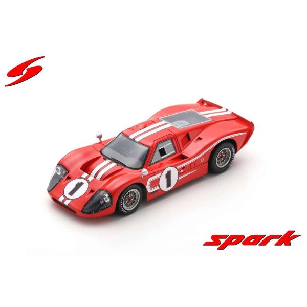 ■メーカー：Spark ■スケール：1/43■商品名：Ford Mk.IV #1 Winner 24h LeMans 1967■ドライバー：D.Guney / A.J.Foyt■品番：43LM67■材質：レジン※当店のSparkの製品は、全...