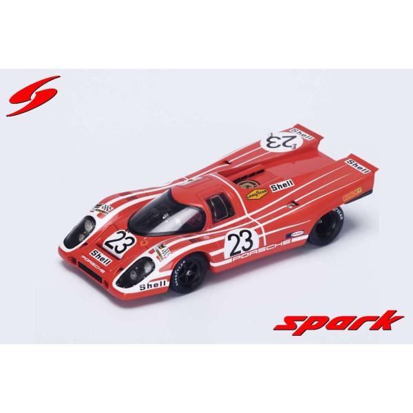 ■メーカー：Spark■スケール：1:43■商品名：PORSCHE 917 K #23 WINNER 24H LE MANS 1970■ドライバー：R. ATTWOOD / H. HERRMANN■品番：43LM70 ■材質：レジン