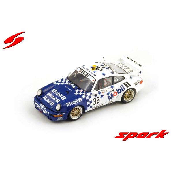 ■メーカー：Spark■スケール： 1:43■商品名：Porsche 911 Carrera RSR 3.8 No.36 Winner 24H Spa 1993■ドライバー：C. Fittipaldi / J-P. Jarier / U. ...