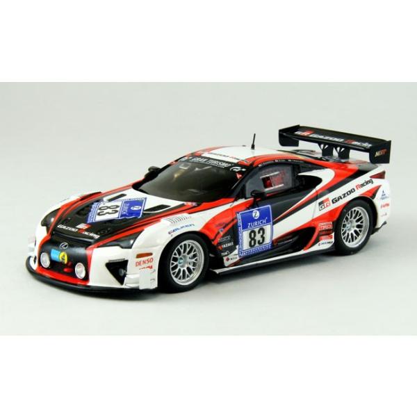 ■メーカー: EBBRO■スケール: 1：43■商品名: LEXUS LFA Nurburgring 24-hour Race 2012 No. 83　　　　　木下 隆之 / 飯田 章 / 脇阪 寿一■品番: 44890■材質: レジン