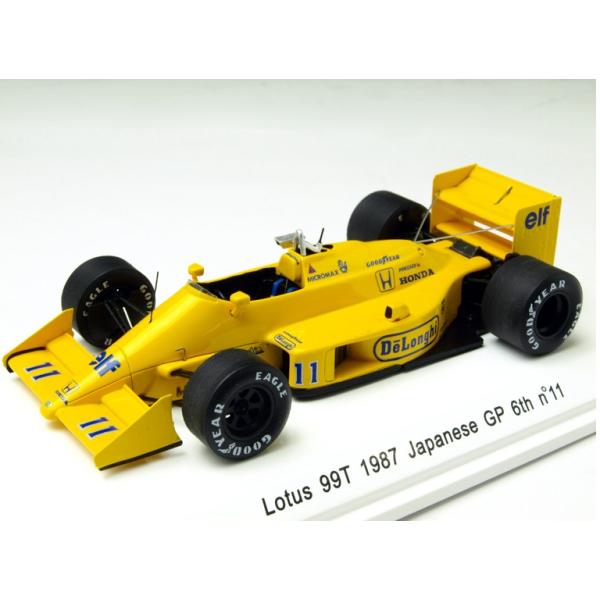 ■メーカー: レーヴ コレクション■スケール: 1：43■商品名: Lotus 99T 1987 日本GP 6th #11　　　　　中嶋悟■品番: R70184　　　■材質: レジン